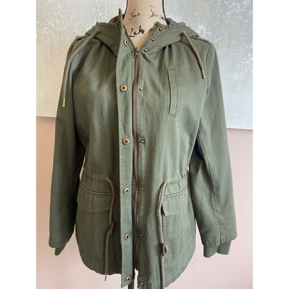 CoffeeShop | Jackets & Coats | Olive Green Cargo Jacket | Poshmark